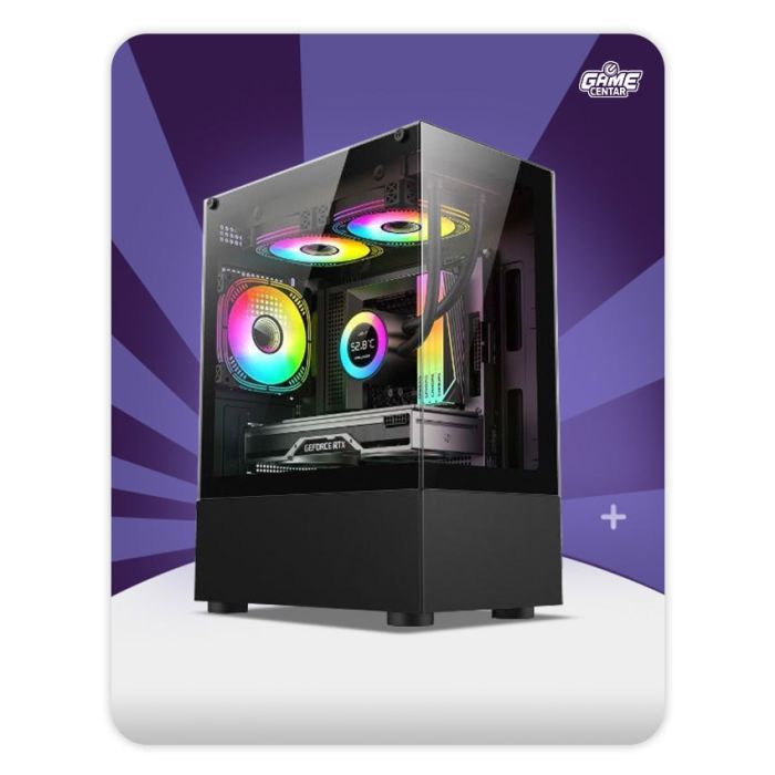 Računar GAME CENTAR Polaris Black - Ryzen 5 5600X/16GB/1TB/RTX 4060 8GB