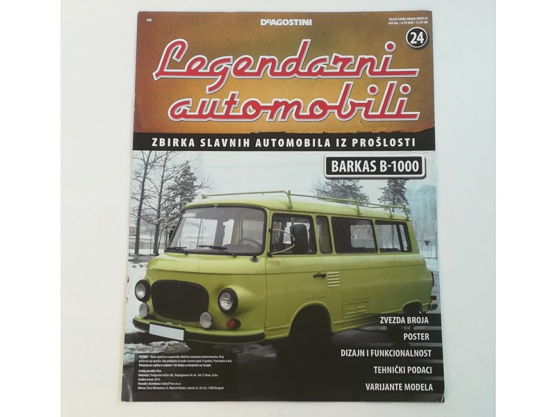 DeA Legendarni Automobili Barkas B-1000 časopis 2013