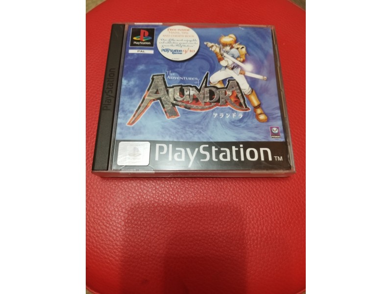 PS1 The Adventures Of Alundra UK