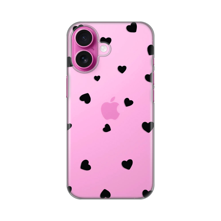 Maska Silikonska Print Skin za iPhone 16 6.1 Hearts