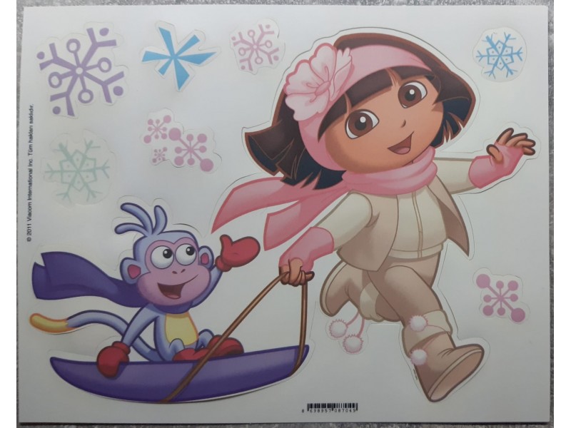 Stiker za zid Dora