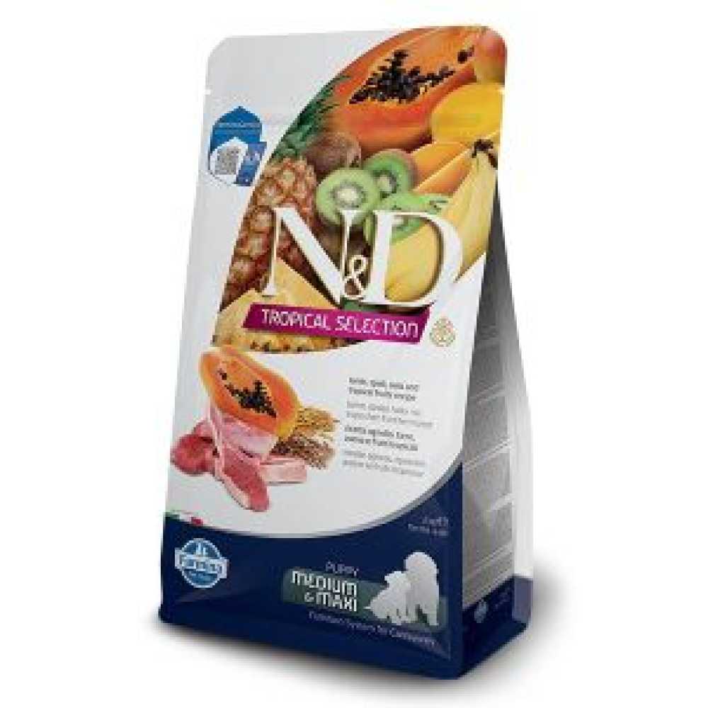 N&D Tropical hrana za pse - Lamb Puppy Medium&Maxi 2kg