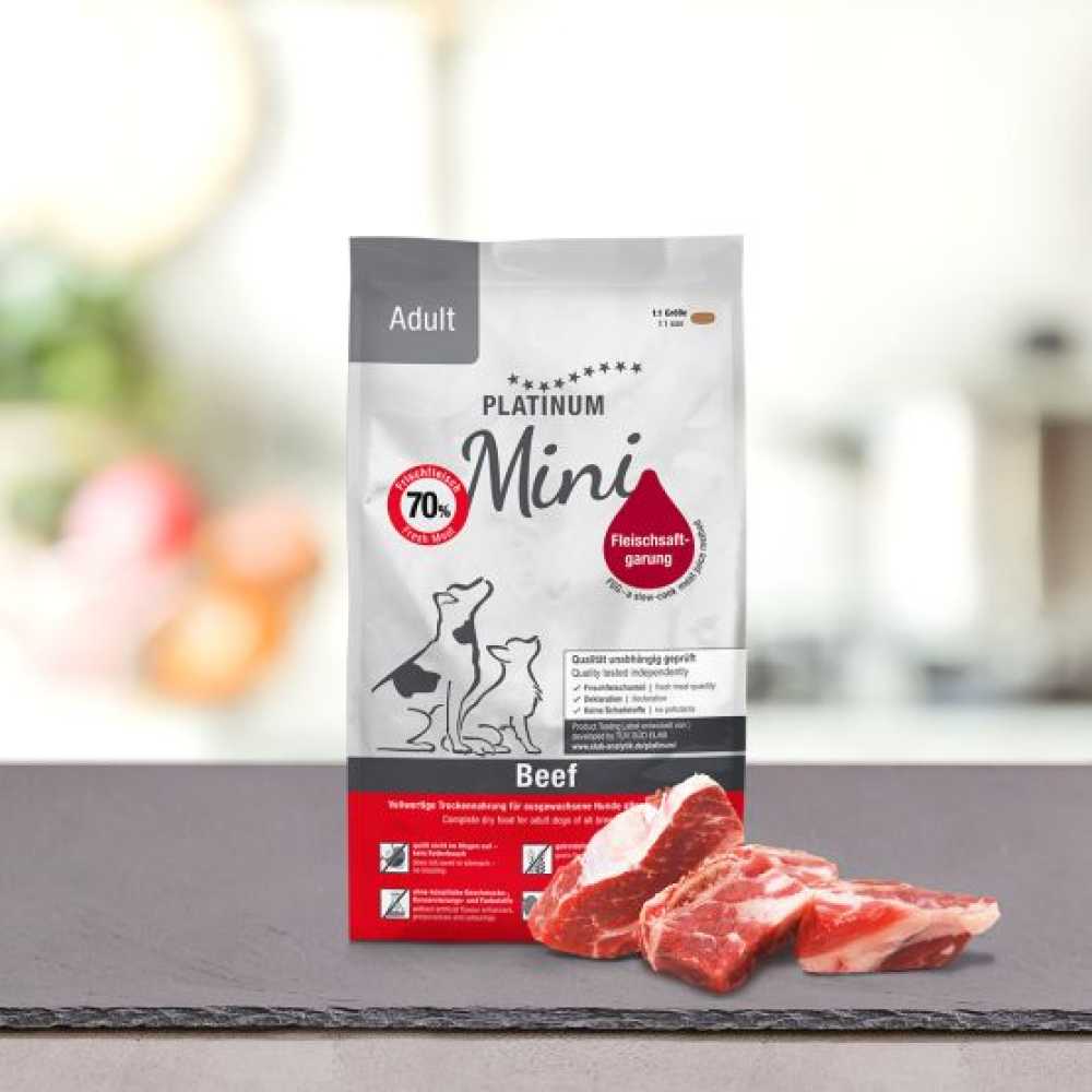 Platinum hrana za pse MINI Govedina i krompir 900g