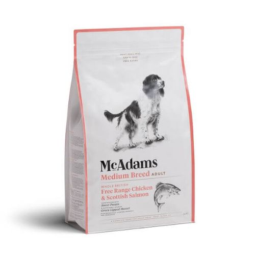 McAdams Medium Breed Free Range Chicken and Salmon 2 kg