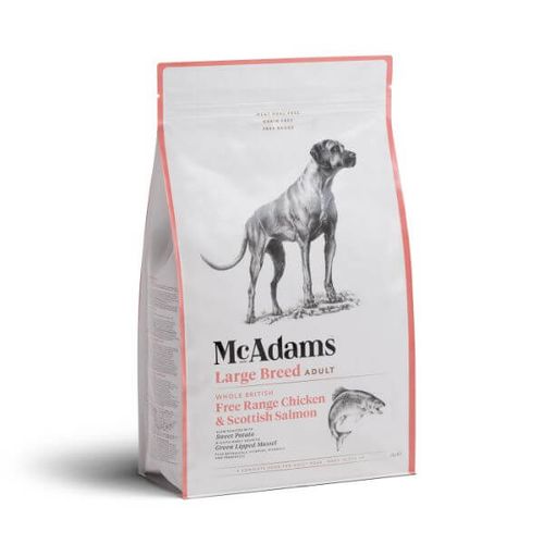 McAdams Large Breed Free Range Chicken and Salmon 10 kg