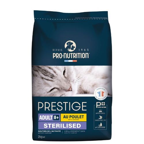 Pro Nutrition Prestige Cat Adult Sterilised 8+, 10 kg