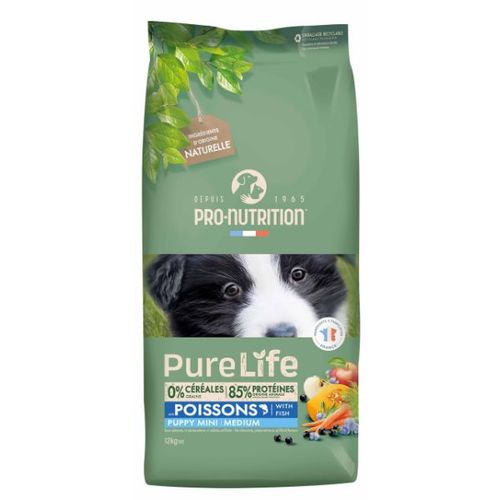 Pro Nutrition Pure Life Dog Puppy Mini and Medium 2 kg