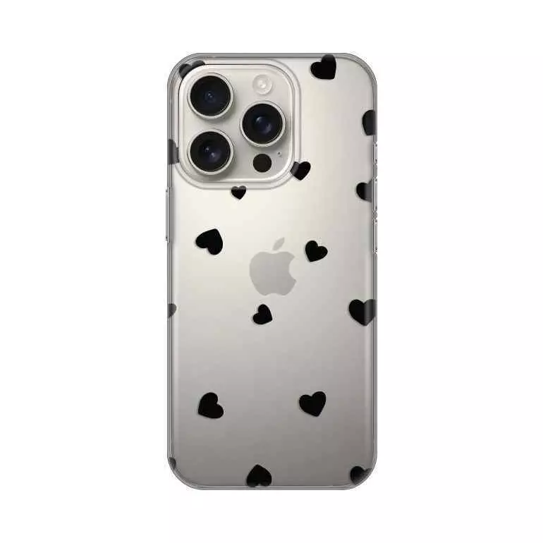 Maska silikon Print za iPhone 16 Pro 6.3 Hearts