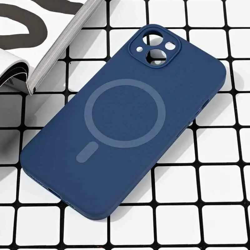 Maska Magsafe Pure color za iPhone 13 plava