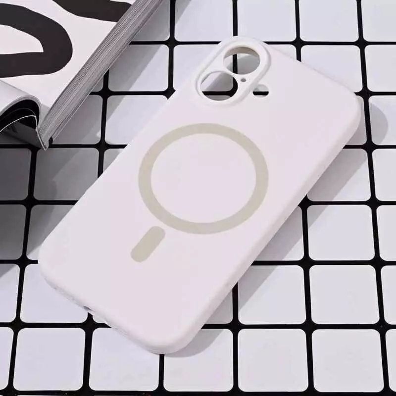 Maska Magsafe Pure color za iPhone 16 6.1 bela
