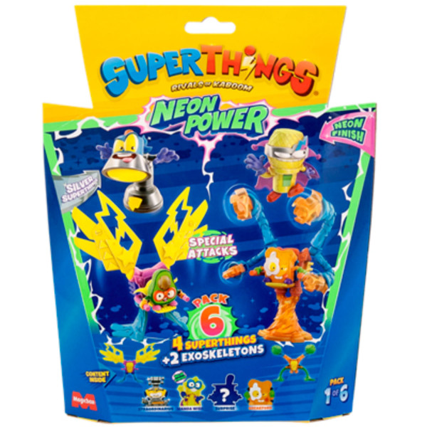 Superthings neon power - pack 6 S11