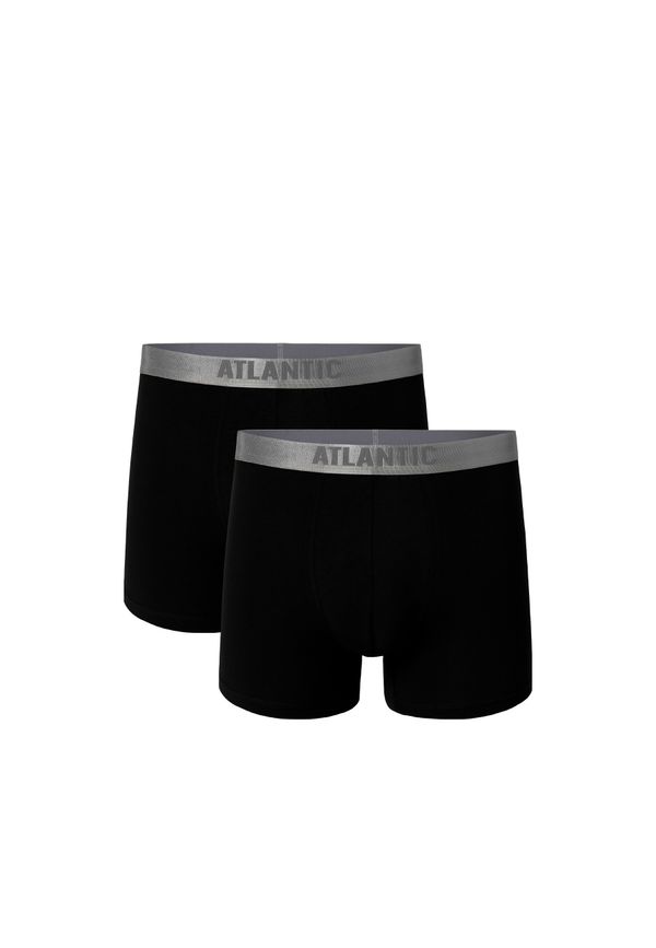 MAN COTTON BOXERS PIMA ATLANTIC - BLACK