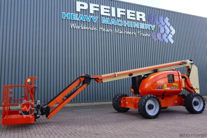 Artikulisan teleskopski bum lift
JLG 600AJ Valid inspection, Diesel, 4x4 Drive, 20.5 m