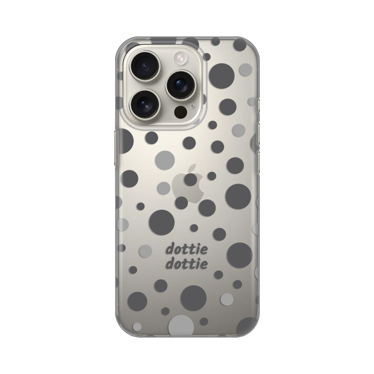 Maska(futrola) Silikonska Print Skin za iPhone 16 Pro 6.3 Dottie Dottie Gray