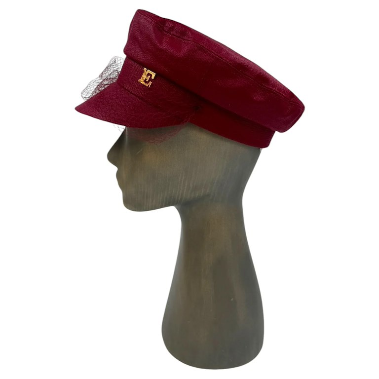 BURGUNDY MOSCOW CAP