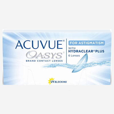 Acuvue Oasys Hydraclear Plus for Astigmatism