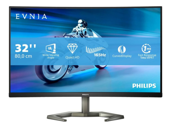 Monitor PHILIPS 32M1C5500VL00 31,5''VA,zakrivljen2560x1440165Hz1ms MPRTHDMIx2,DPfreesynccrna' ( '32M1C5500VL00' )