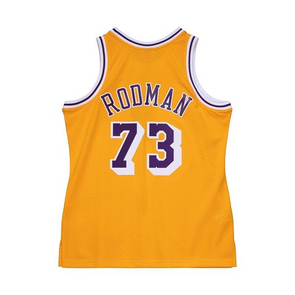 NBA SWINGMAN JERSEY LAKERS 1998-99 DENNIS RODMAN 'GOLD'