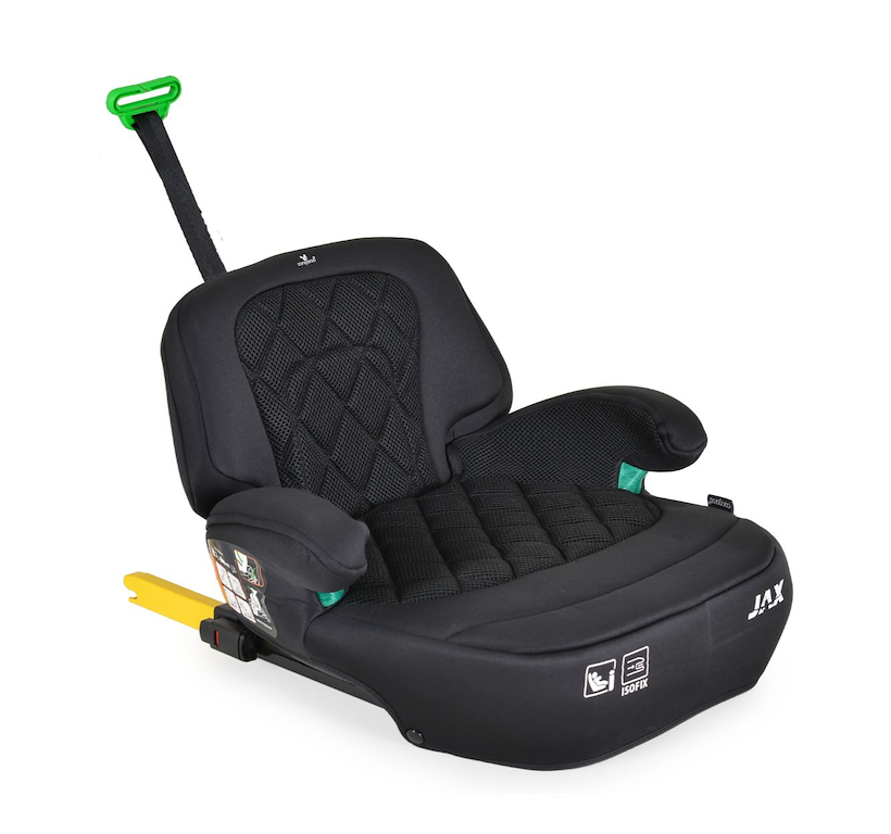 Cangaroo Jax i-Size Isofix auto sedište za decu 125-150cm-Black