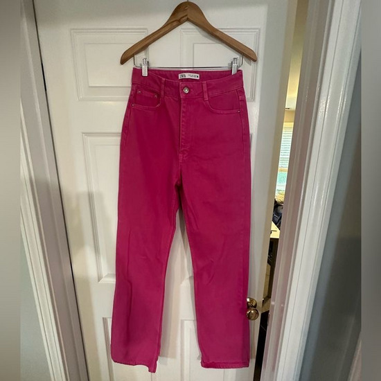 Zara hot pink farmerke