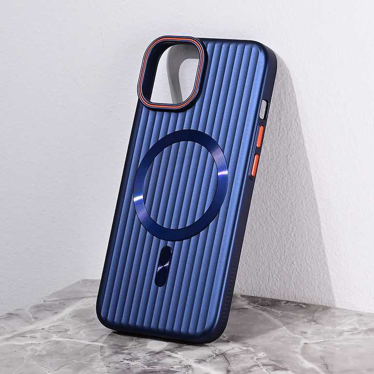 Zastitna maska (futrola) Magsafe Stripe - iPhone 14 plava