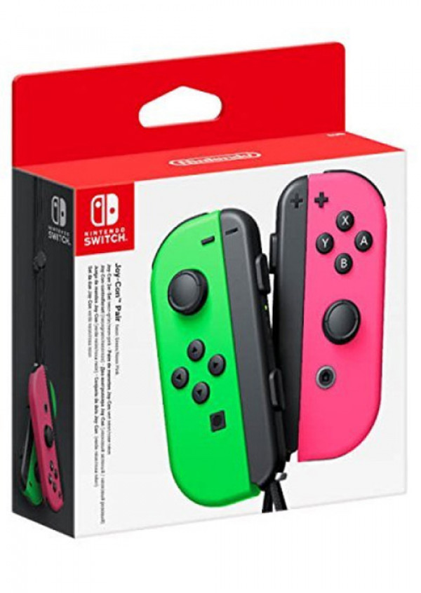 NINTENDO SWITCH JOY-CON PAIR NEON GREEN/NEON PINK