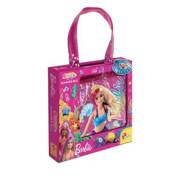 BARBIE Torba za leto i kineticki pesak sa modlama 500g 91959