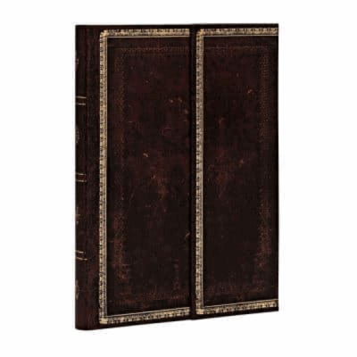 Agenda - Paperblanks, Black Moroccan, Flexi Wrap Mini