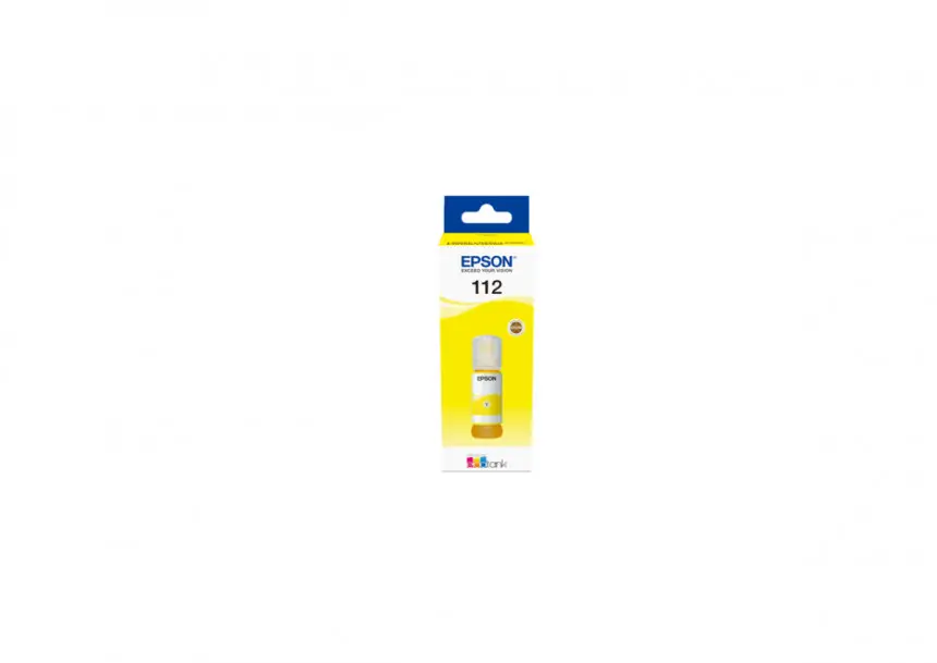 Epson 112 EcoTank Pigment Yellow ink bottle