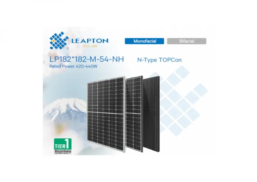 Solarni panel Leapton,440W,MF,N Tip,1100mm