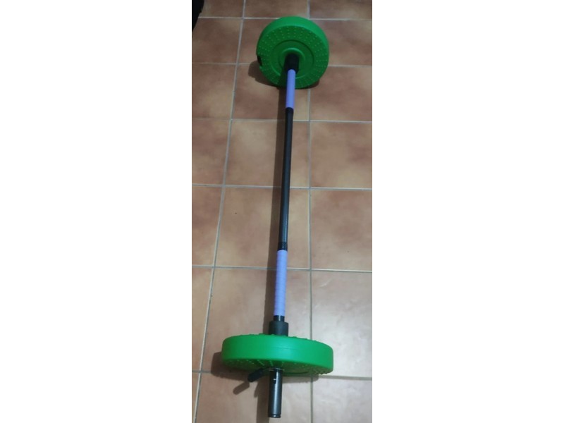 Teg veliki za iskorak šipka 130 +2x5kg AKCIJA