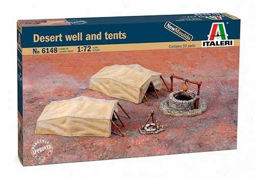 ITALERI 1/72 Desert well and tents