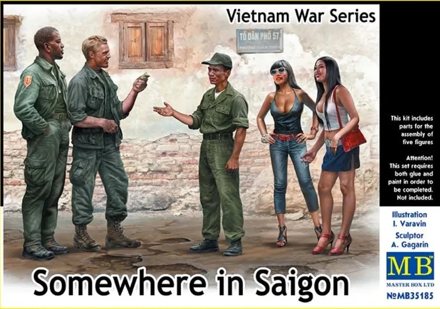 MASTER BOX 1/35 „Somewhere in Saigon“ Vietnam War series