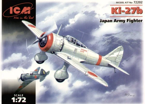 ICM 1/72 Ki-27b, Japan Army Fighter