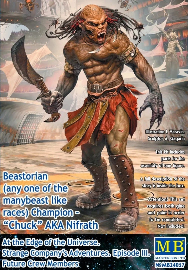 MASTER BOX 1/24 Beastorian Champion – „Chuck“ AKA Nifrath At the Edge of the Universe, Episode III