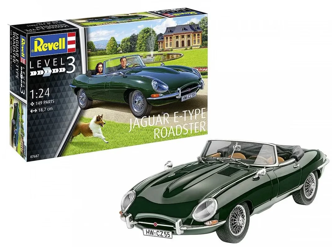 REVELL 1/24 Jaguar E-Type Roadster