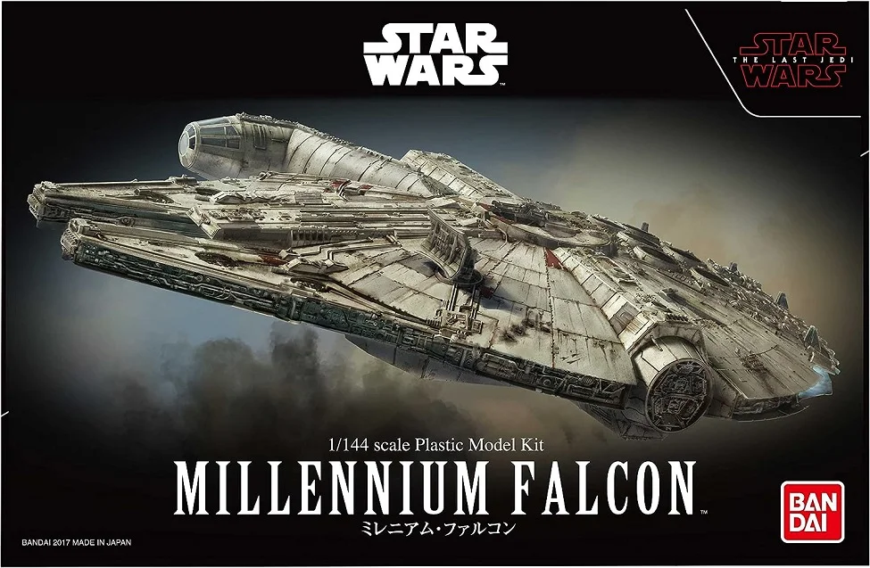 BANDAI 1/144 Millennium Falcon Easy-Click – Detailed model kit