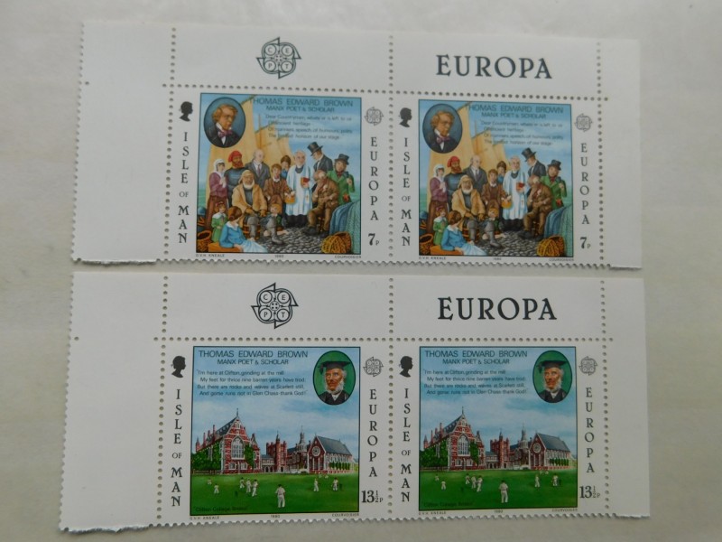 ISLE OF MAN EUROPA 1980 KOMPLET ČISTA SERIJA