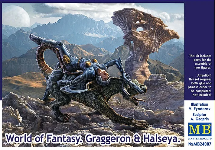 MASTER BOX 1/24 World of Fantasy. Graggeron & Halseya