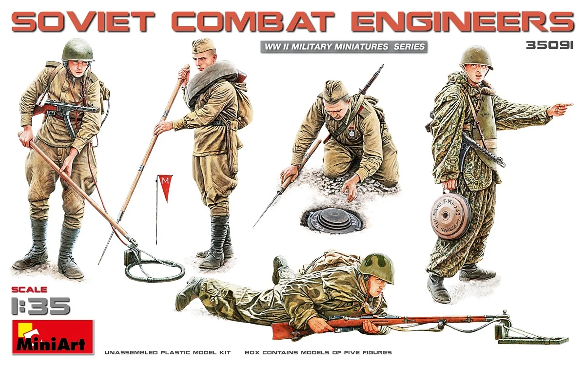 MINI ART 1/35 Soviet Combat Engineers