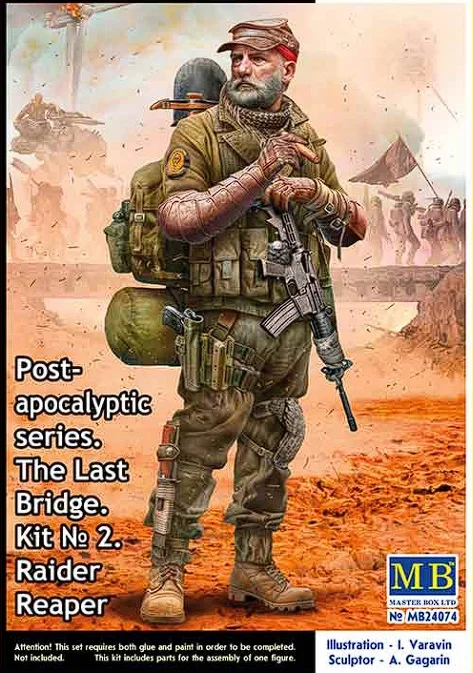 MASTER BOX 1/24 Pоst-Apocalyptic Series. The Last Bridge. Kit № 2. Raider Reaper