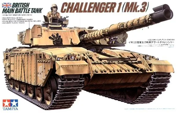 TAMIYA 1/35 British main battle tank Challenger 1 (Mk.3)