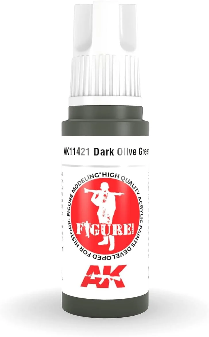 AK 3rd Gen Acrylics – Dark Olive Green – FIGURE