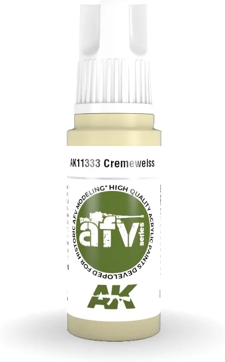 AK 3rd Gen Acrylics – Cremeweiss – AFV