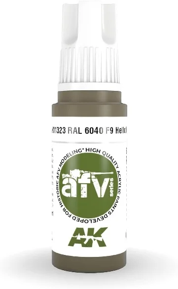 AK 3rd Gen Acrylics – RAL 6040 F9 Helloliv – AFV