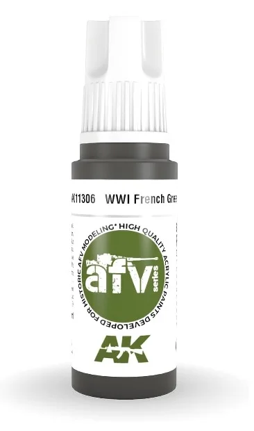 AK 3rd Gen Acrylics – WWI French Green 2 – AFV