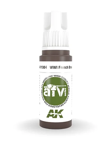 AK 3rd Gen Acrylics – WWI French Brown – AFV