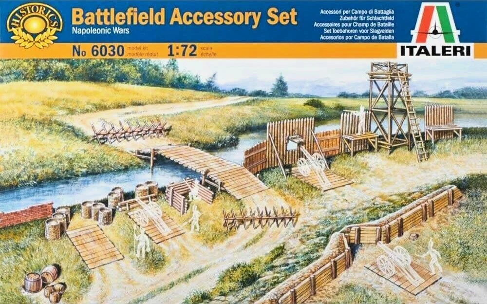 ITALERI 1/72 Napoleonic Wars Battlefield Accessory Set