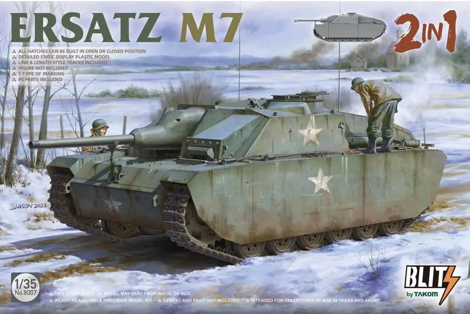 TAKOM 1/35 Ersatz M7 2 in 1