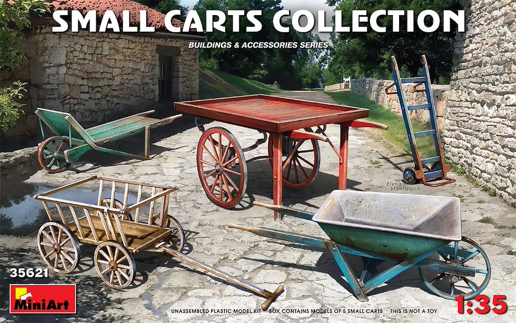 MINI ART 1/35 Small Carts Collection